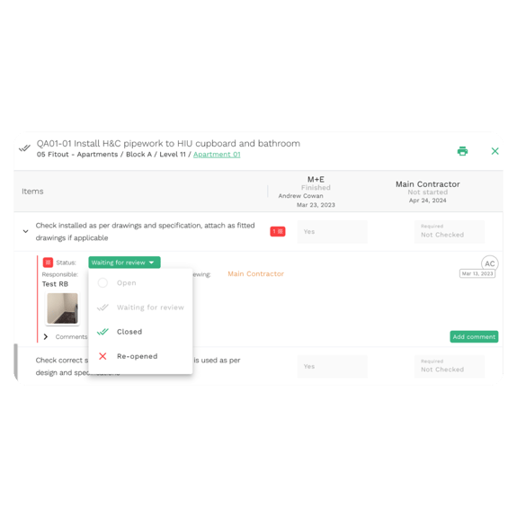 QA Checklists - Digitalise Construction Quality Workflows | Sablono